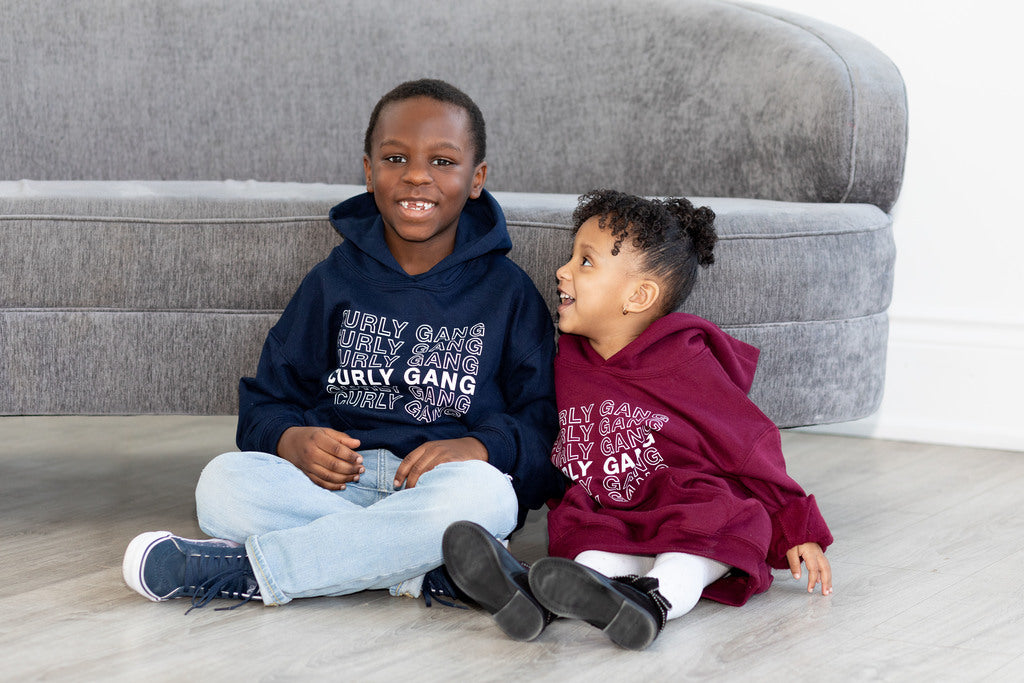 Curly Gang Unisex Kid Hoodie – Curly Prints